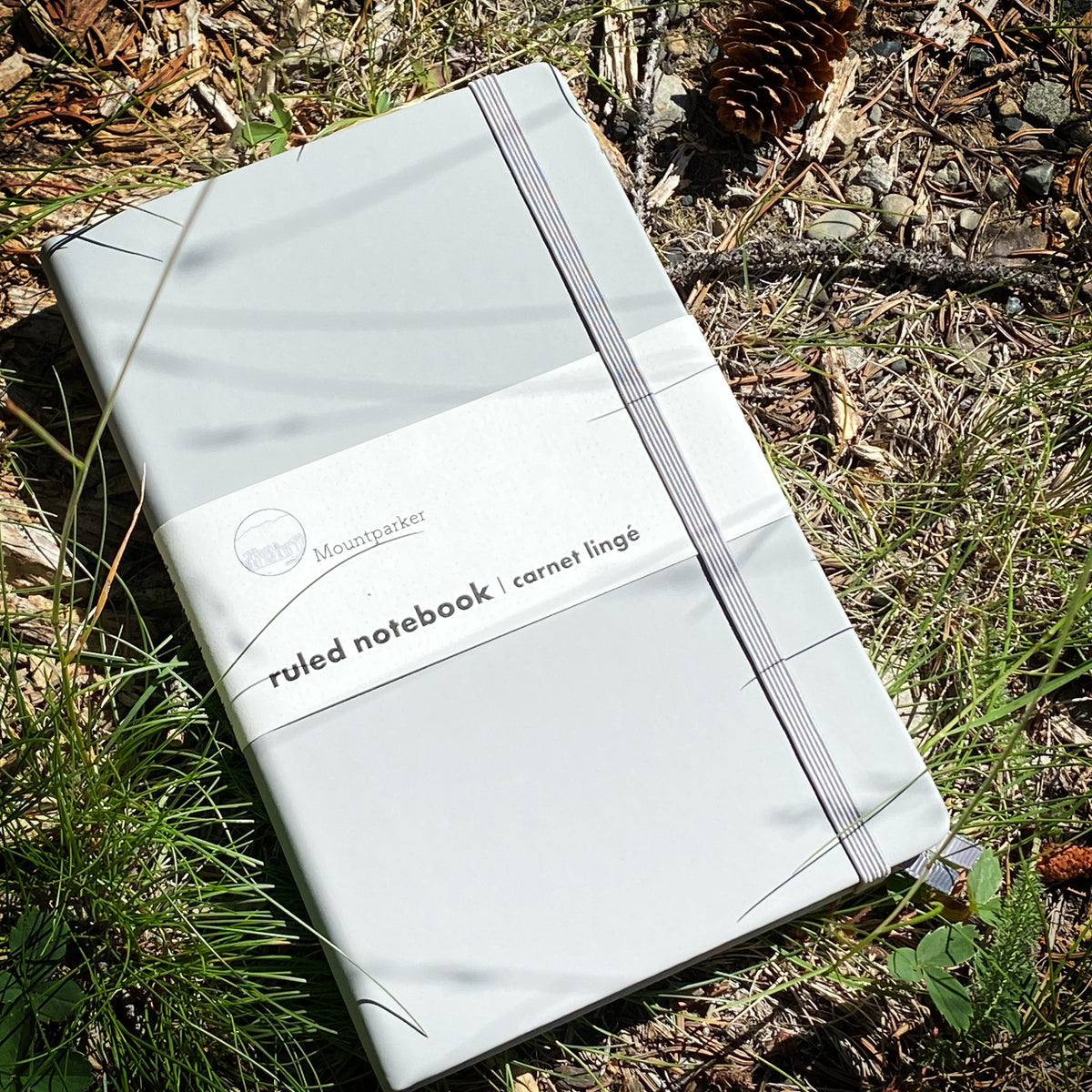 Mountparker | Soft-touch Hardcover Ruled Notebook (Modern Grey)